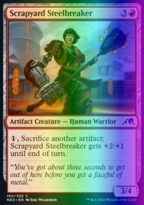 MTG Scrapyard Steelbreaker (160/572) Kamigawa Neon Dynasty NM FOIL | eBay