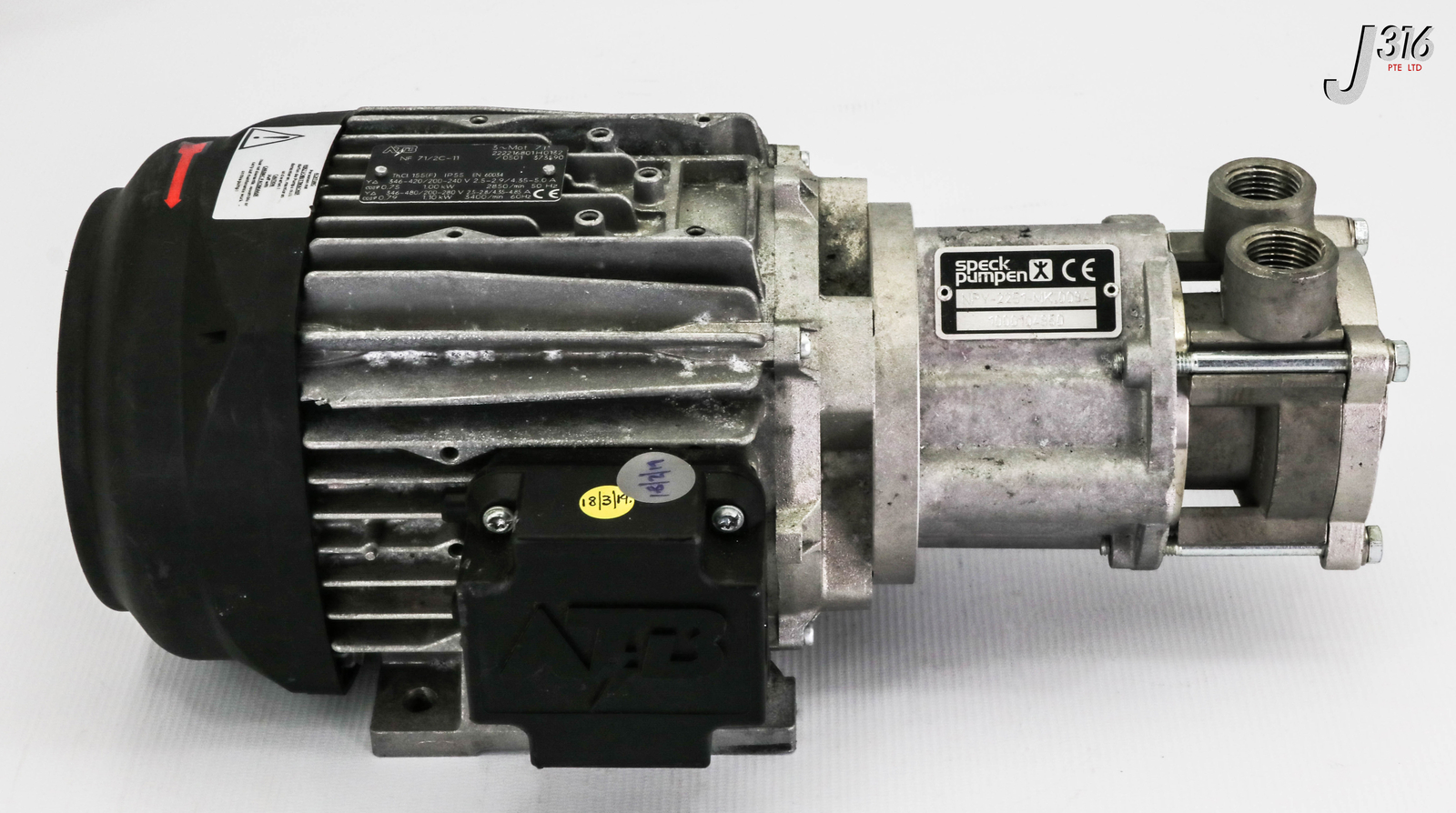 13910 SPECK PUMPEN PUMP W/ATB NF 71/2C-11 MOTOR NPY-2251-MK.0084 | eBay