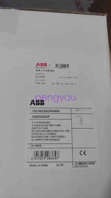1PCS ABB Isolation switch fuse group OS800D03P Brand new Fedex or DHL ...