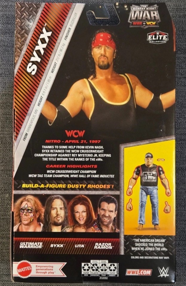 SYXX WWE Elite Collection Monday Night War 6" Figure Walmart Thug Chase ...