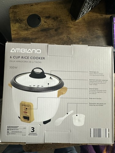 Ambiano White 6 Cup Rice Cooker 300 W ALDI | eBay