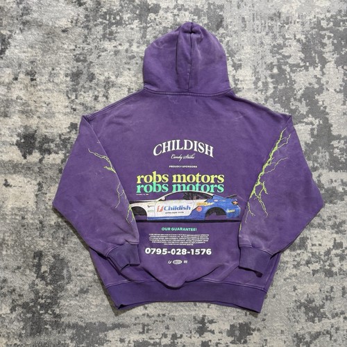 TGF Childish Purple Turbo Hoodie 100% Genuine Heavy Cotton Baggy ...