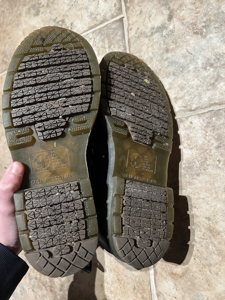 Dr. Martens Boots Womens 10 Mens 9 Black 1460 Steel Toe Work ASTM F2413-18 | eBay