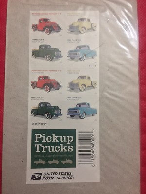 2016 US STAMP - Pickup Trucks - 20 Forever Stamp Pane - Scott# 5101 ...