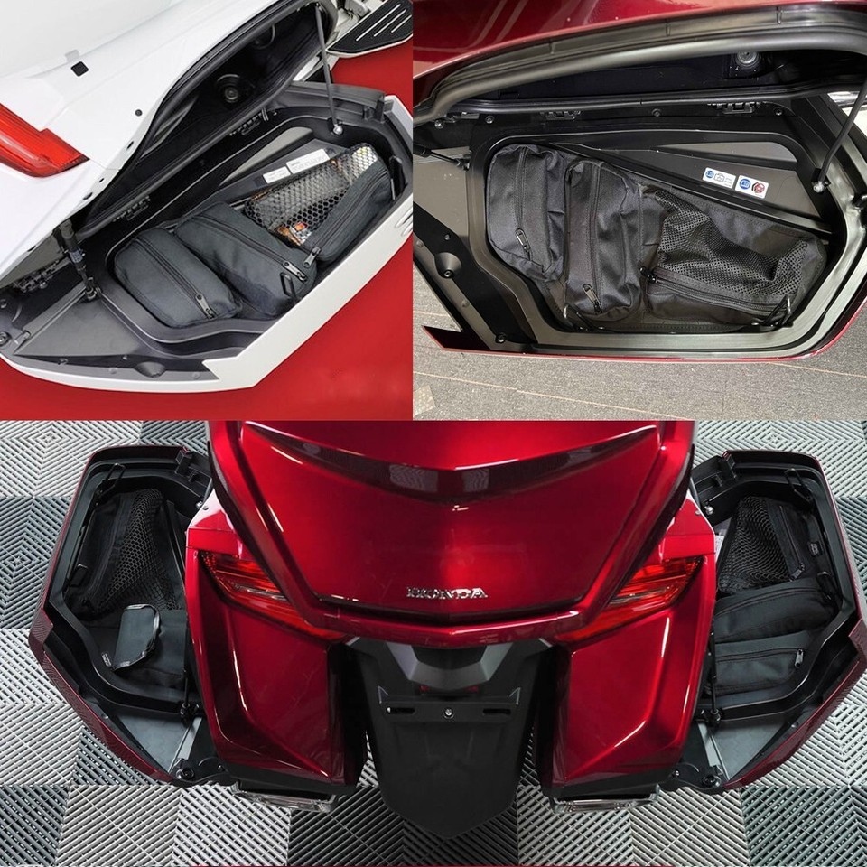 Side Saddlebag Trunk Lid Organizer Bag For Honda Gold Wing GL1800 F6B ...