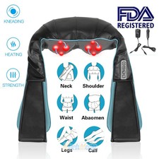 SilverCrest Electric Neck Massager Shiatsu Kneading Portable Pain ...