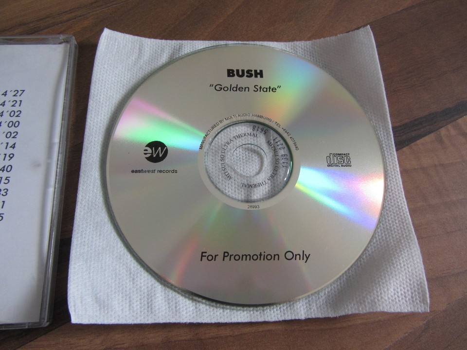 BUSH Golden State RARE genuine original GERMANY promo CD album acetate ...