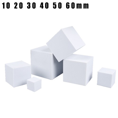 10 20 30 40 50 60mm EVA Foam Block Sponge Brick Cube White for Handmade ...