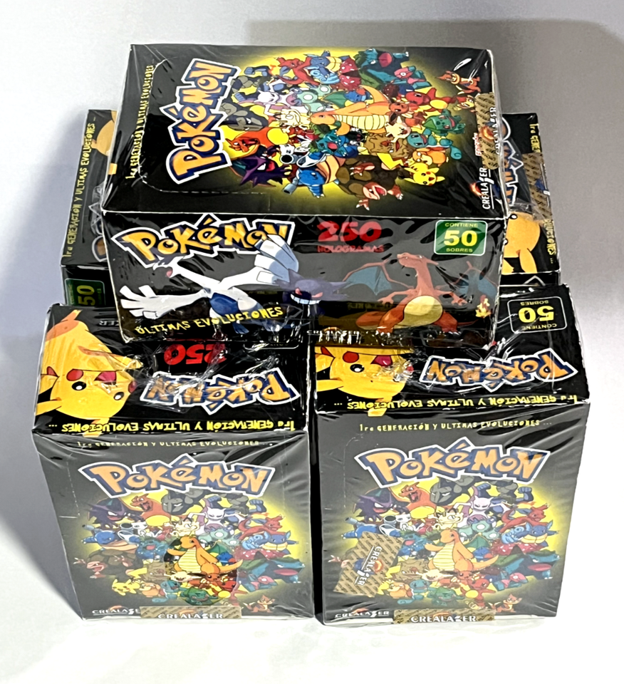 5 BOXES - 2024 BOX POKEMON Last Evolutions Limited Edition **Full Holo ...