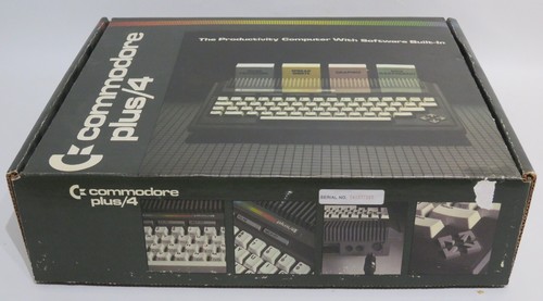 Commodore Plus/4 64K Computer in Box + Manual, Power Supply - New Old ...