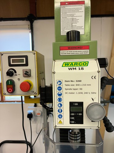 warco wm18 single phase milling machine | eBay UK