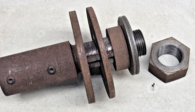 Large Motor Arbor for 1" Shaft X 1 1/8" Threaded End | eBay