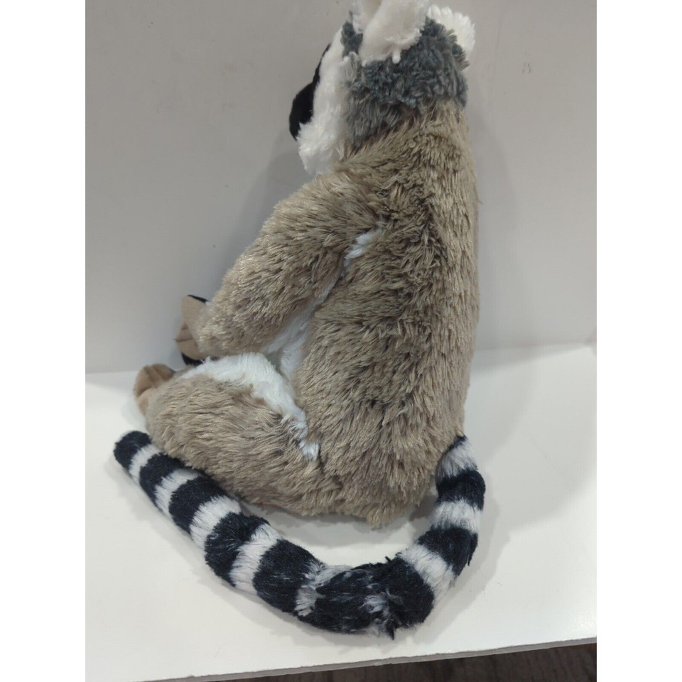 Wild Republic Long RING TAILED LEMUR Plush 15" Long Tail Stuffed Animal ...