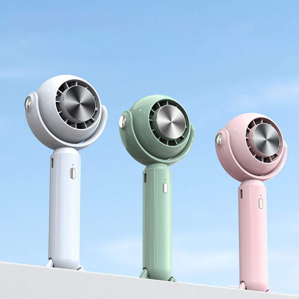 Mute USB Rechargeable Fan Mini Handheld Fans Semiconductor ...