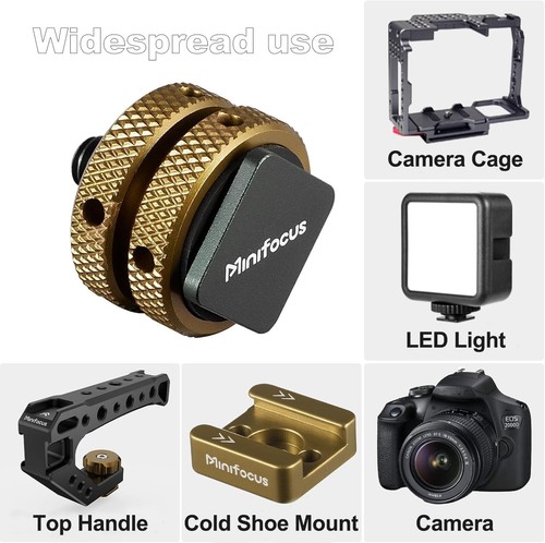 Camera Hot Shoe Mount Adapter for Gopro hero LED Monitors/Microphone ...