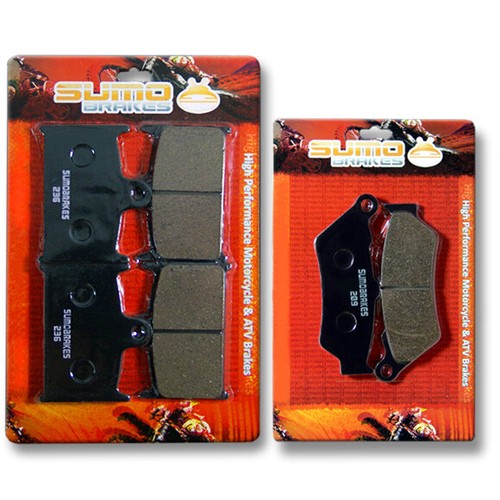 Triumph Front + Rear Brake Pads for Rocket III Thunderbird 1600 1700 ...