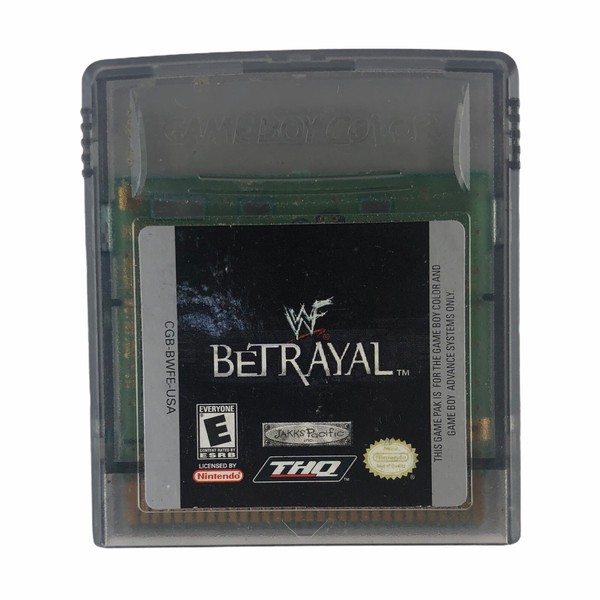 WWF Betrayal (Nintendo Game Boy Color, 2001) for sale online | eBay