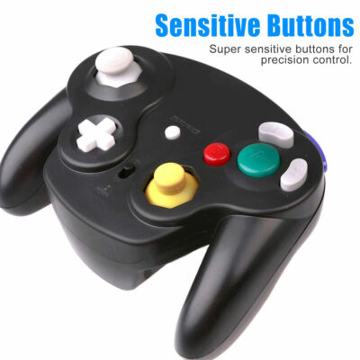 Classic Wireless Gamecube Controller w/ Adapter Wavebird Retro For ...