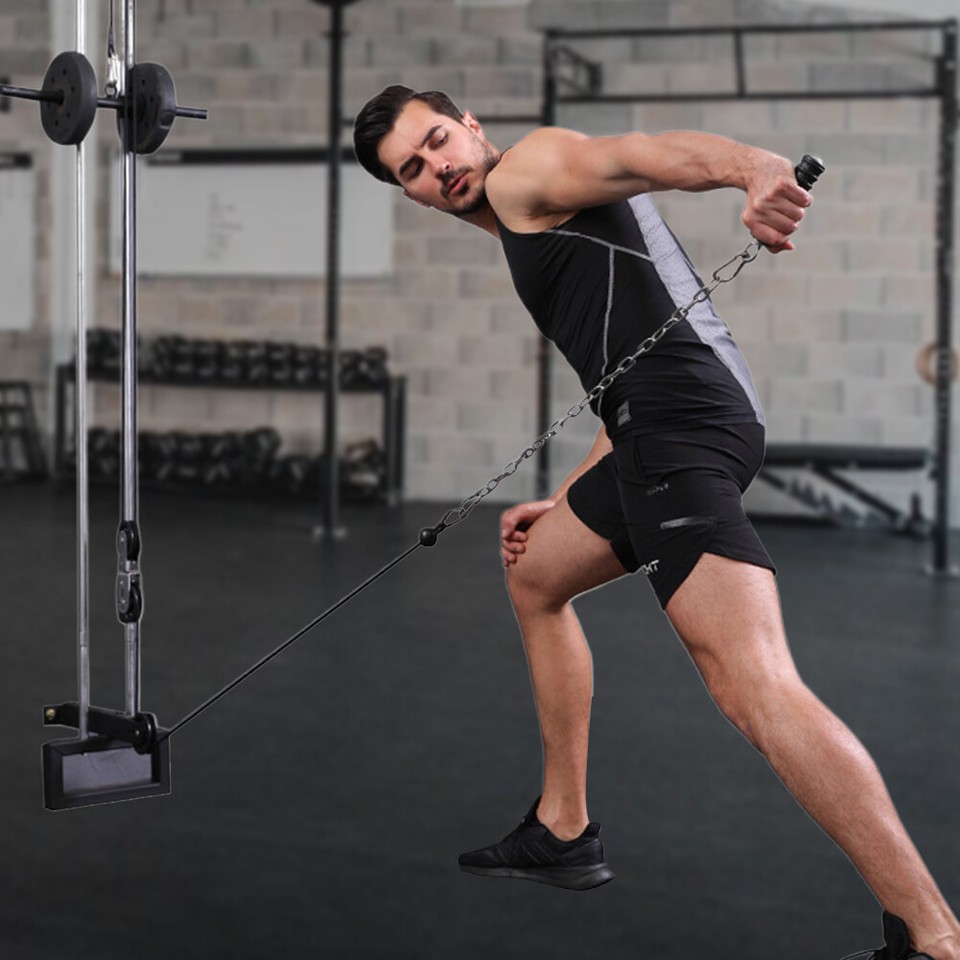 Push Down Single Gym Handle Durable Fitness Pull Down Heavy Exercise ...