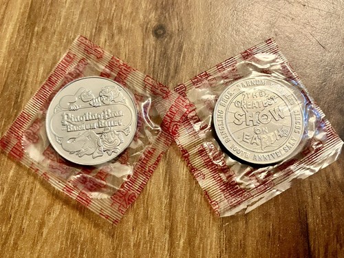 2x Vintage Ringling Brothers Barnum & Bailey Circus Coin Token ...