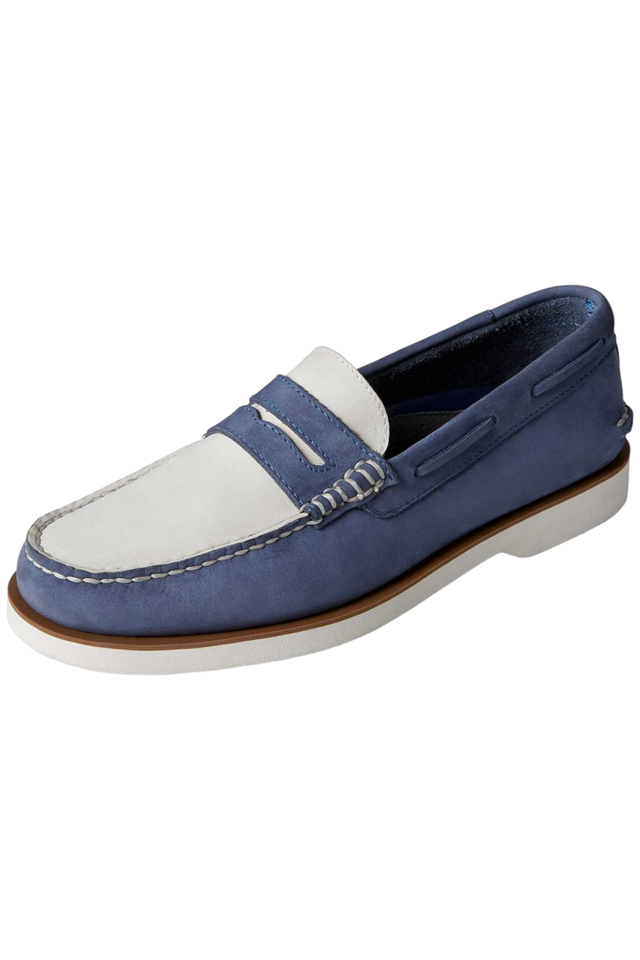 Sperry Men's Authentic Original Sole Tri-Tone Boat shoe Blue | eBay