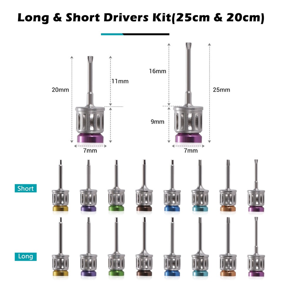 Universal Implant Prosthetic Driver Kit Torque Wrench Manual ...
