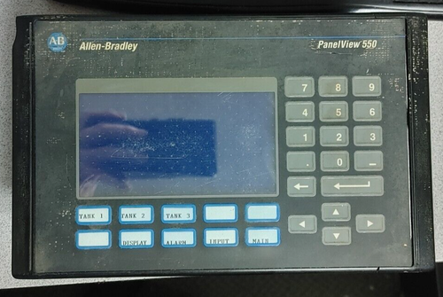 ALLEN BRADLEY PANELVIEW 550 2771-B5A2 HMI TOUCH PANEL SERIES C WOW ...