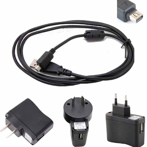 USB AC Adapter Cord Camera Battery Charger For Olympus SZ-14 MR SH-21 ...