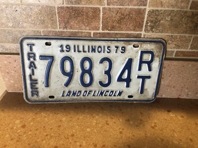 1979 Illinois State License Plate Genuine Real License Plate US SELLER ...