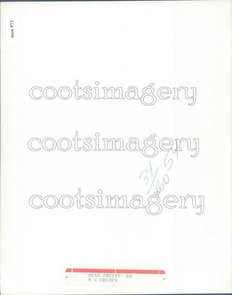 Press Photo NFL Football Player Mike Pruitt Kansas City Chiefs | eBay