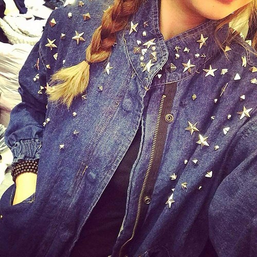 60sets/lot 29mm Zinc Alloy Metal Rivets Star Jeans Rivets for DIY ...