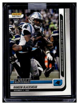 RAHEEM BLACKSHEAR RC 2022 Panini Instant /145 ROOKIE #145 Panthers NFL ...