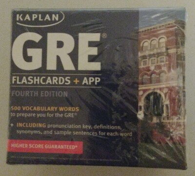 Kaplan GRE Flashcards and App~4th Edition | eBay