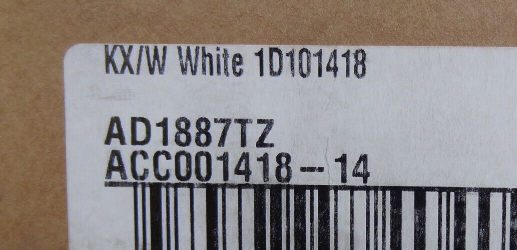 Accurate CHARISMA ACC001418-14 Colorant Toner KX/W 1D101418 ~ White ...