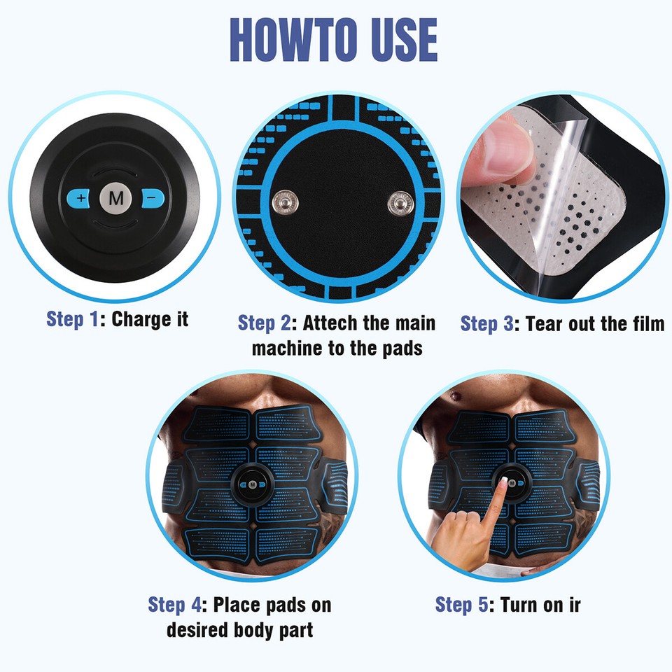 Tactical X Abs Stimulator - Abs - Arms - Hips - ultimate abs 360 ...