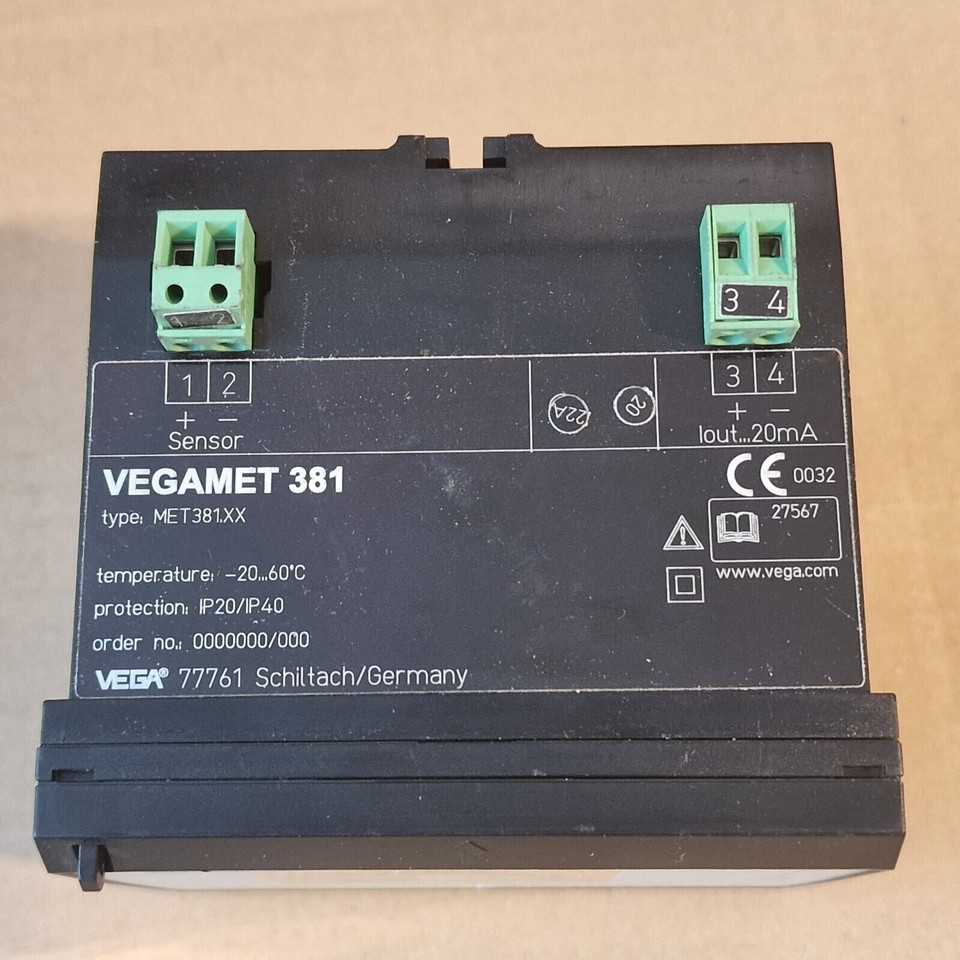 VEGA Vegamet 381 Auswertgerät und Anzeigeinstrument MET381.XX | eBay.de