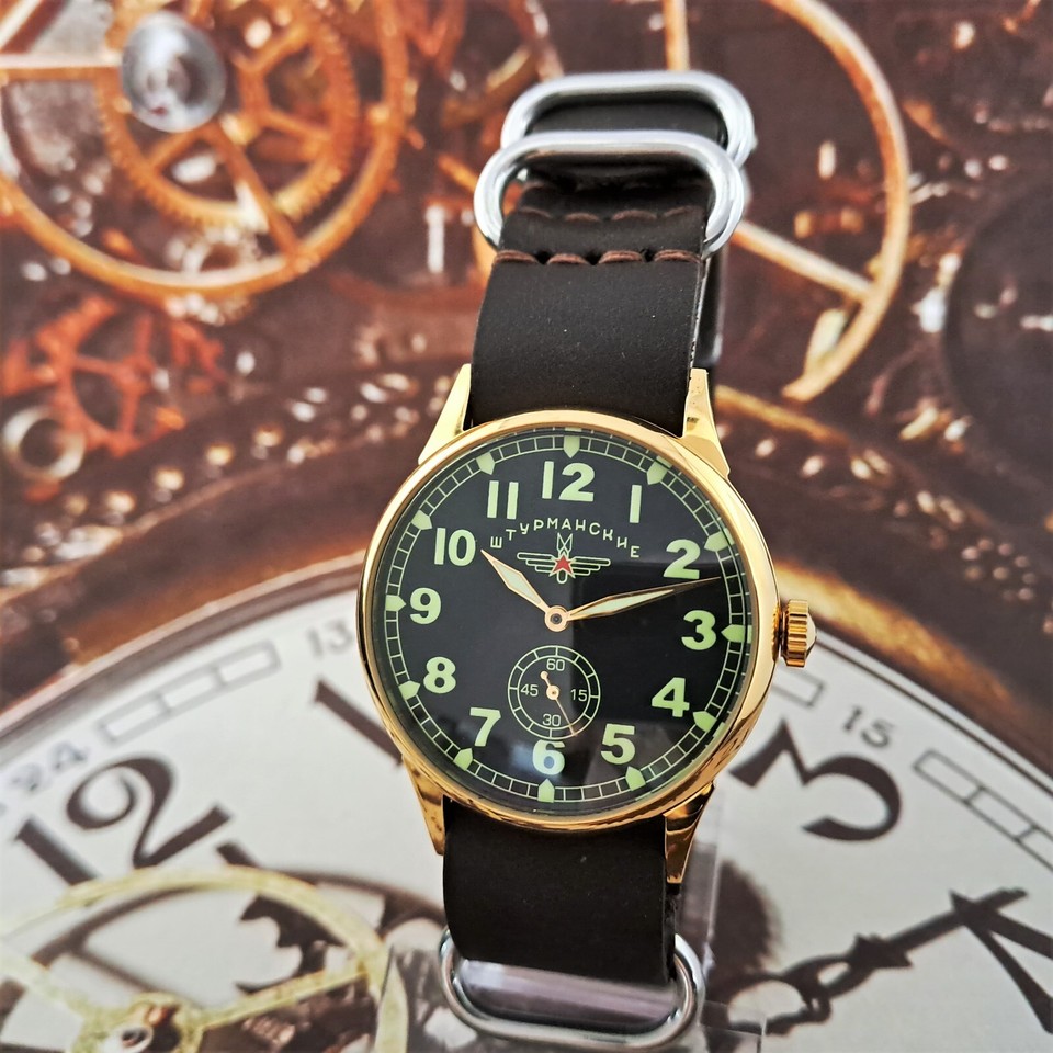 Vintage Watch USSR Sturmanskie Mechanical Wristwatch Pobeda 2602 ...