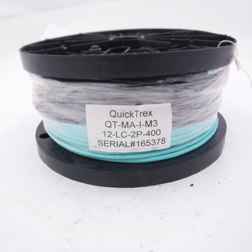 QuickTrex 12 Strand Ultra Thin Micro Multimode Fiber Optic Cable 12-LC ...