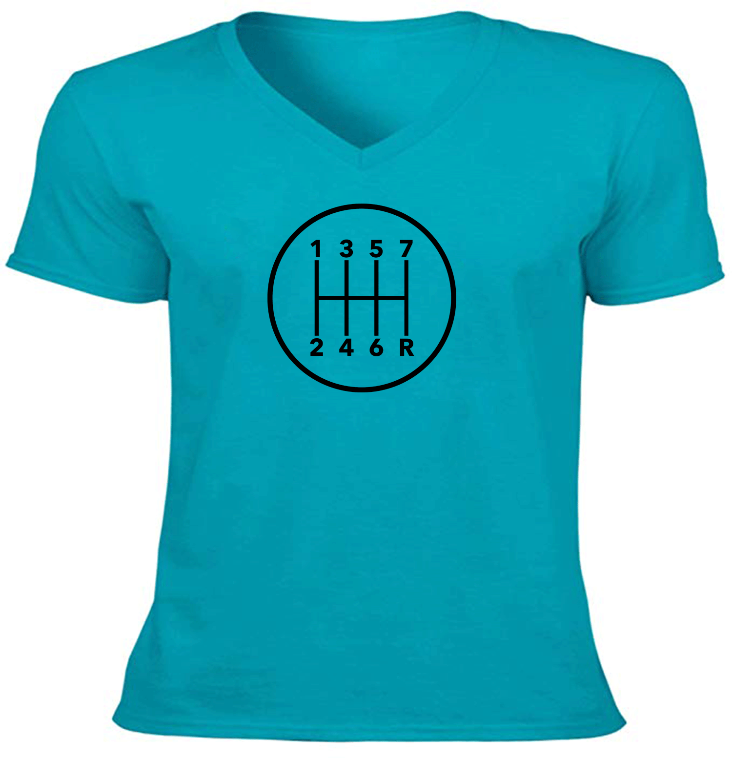 Manual Transmission Gears Shift Pattern 7 Speed Stick T-Shirt Manual ...