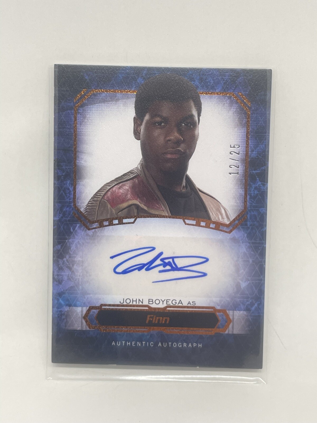 2016 Topps Star Wars Masterwork John Boyega as Finn Canvas Autograph ...