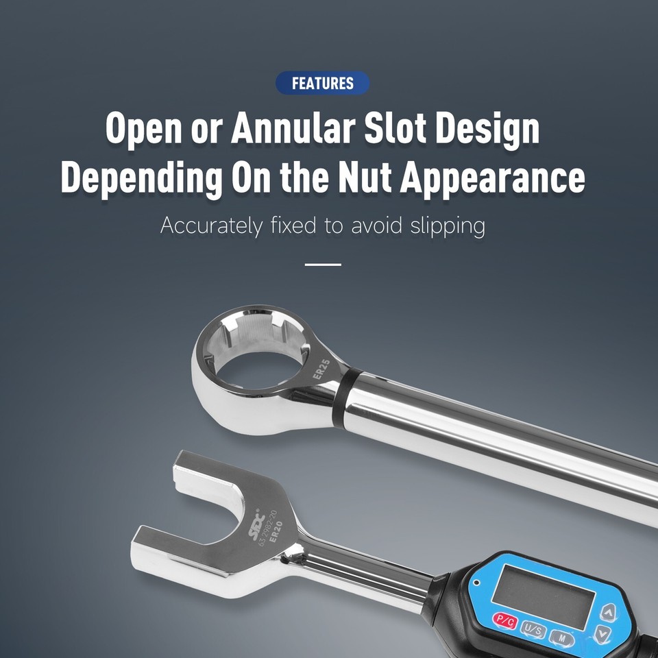 SFX Digital Torque Wrench Electronic Nut Torque Wrench Spanner for ...