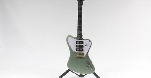 Firebird Non-Reverse Green Electric Guitar Three P90 Pickups Mahogany ...