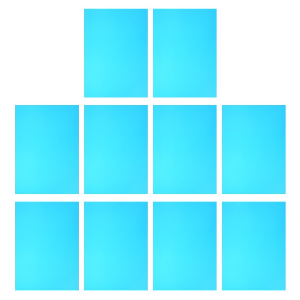 10Pcs Gel Light Filter Transparent Color Film Sheets for Photo LED ...