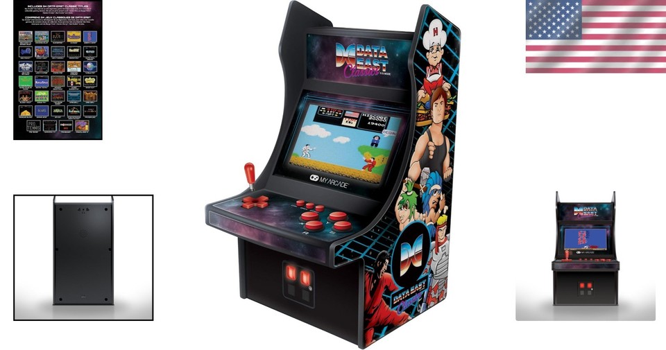 10-Inch Retro Arcade Cabinet with 35 Classic Games – Ultimate Collector ...