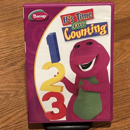 Barney its time for counting DVD Disc Video for Children numbers Math ...