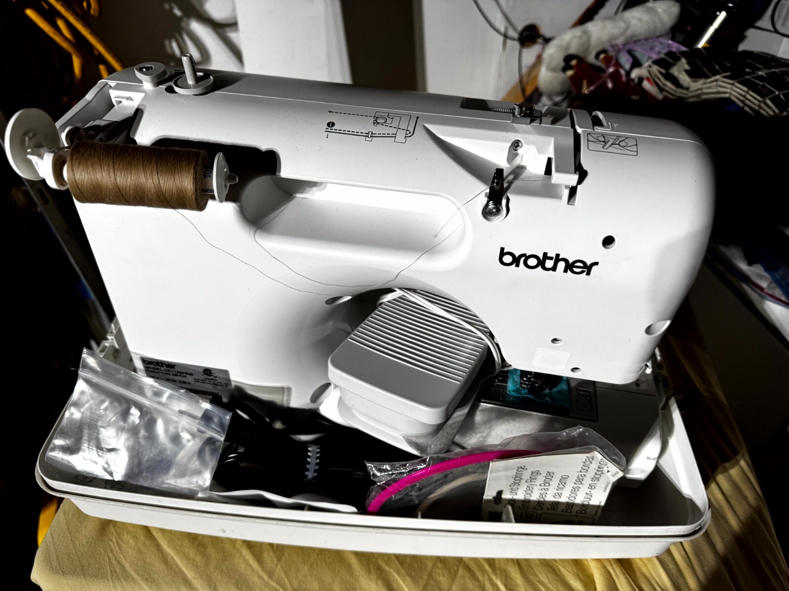 Brother CE1125PRW Computerized 100-Stitch Sewing Machine for sale ...