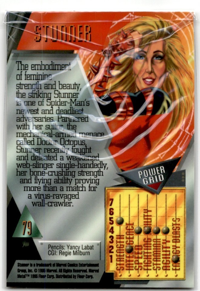 1995 Metal Universe Stunner Marvel #79 Base | eBay