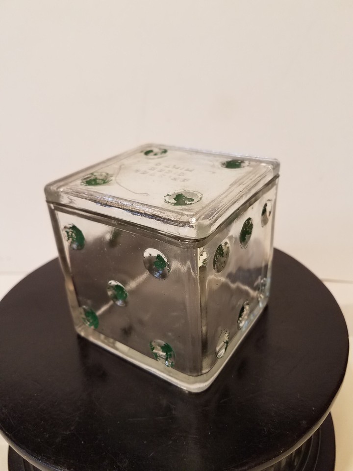 Brandle & Smith Co. Bristol Diced Mints Clear Glass Candy Jar ...