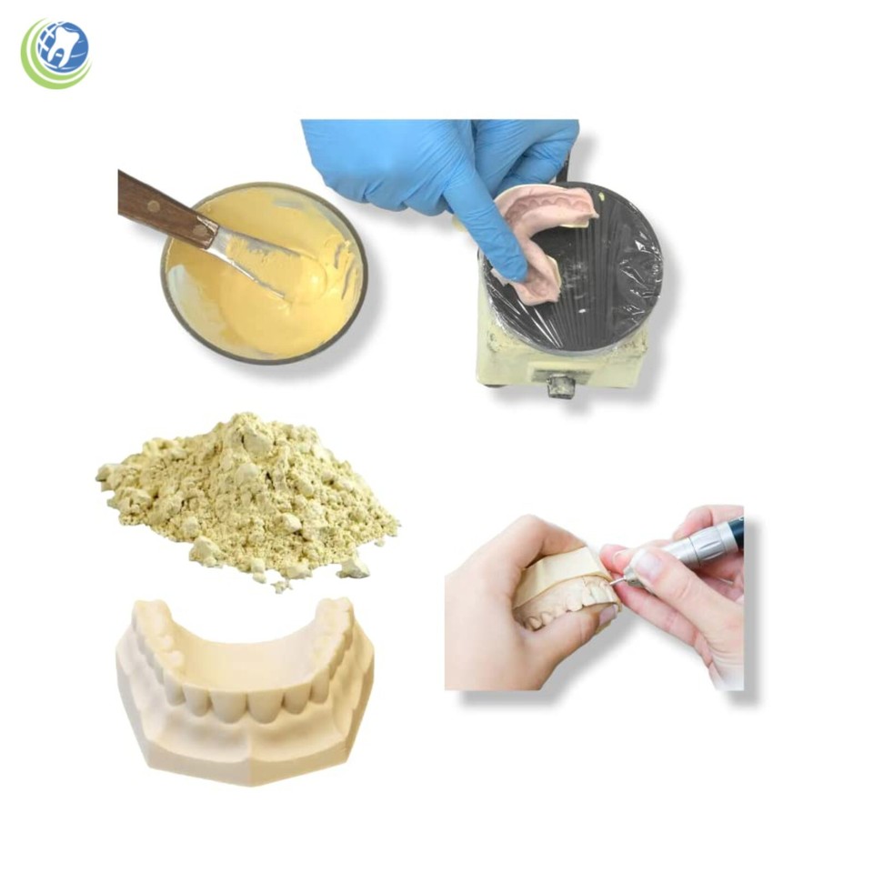 DENTAL LAB BUFF STONE GYPSUM TYPE III YELLOW ALL PURPOSE COMPOUND 1 Lb ...