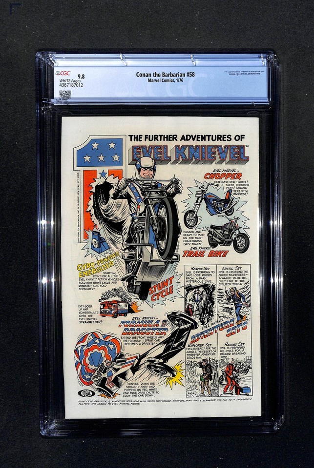 Conan #58 CGC 9.8 Belit Appearance Classic Marvel Comic Book Story ...